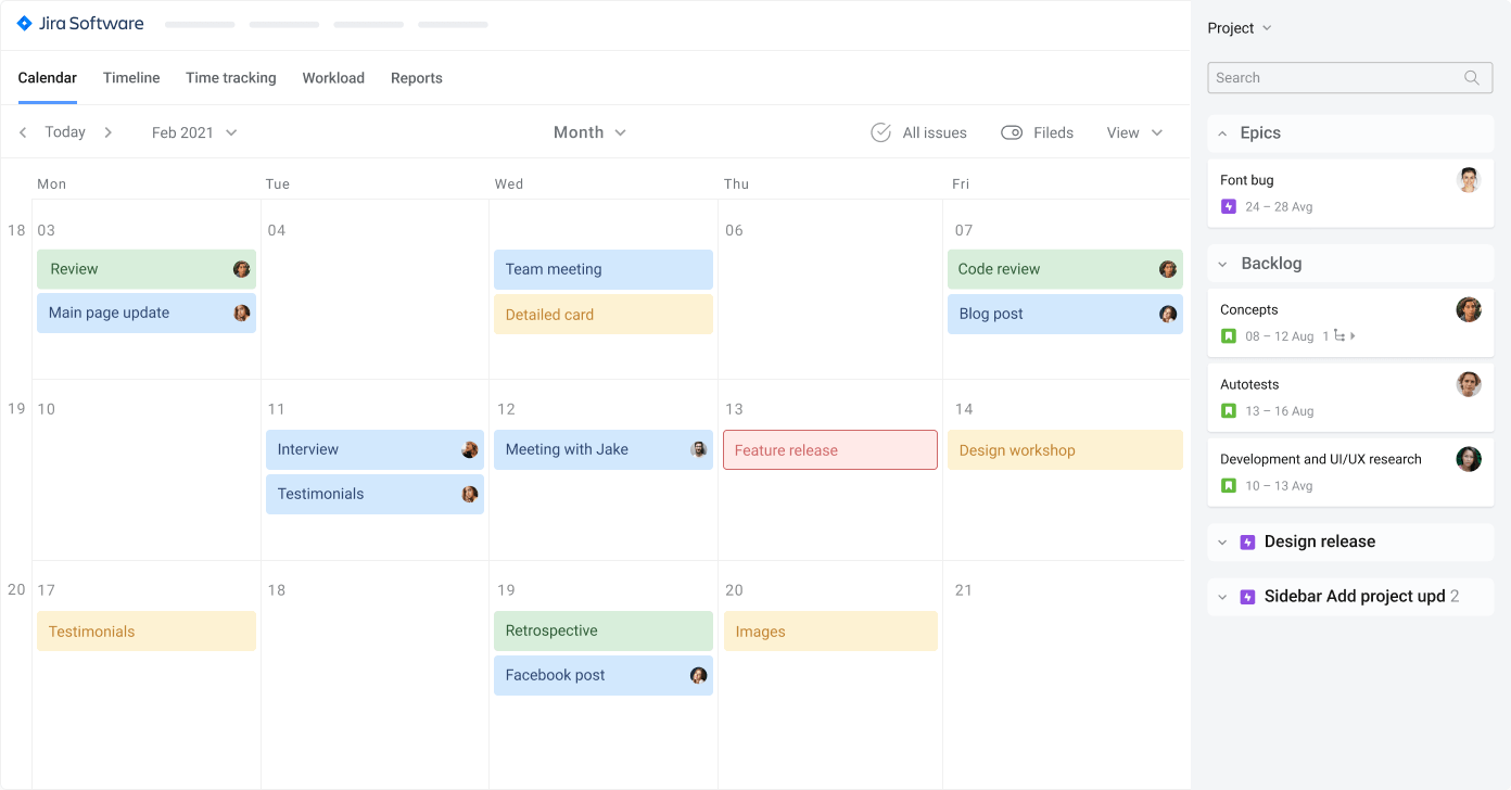 Planyway Team Calendar - Jira team calendar plugin for perfect work ...