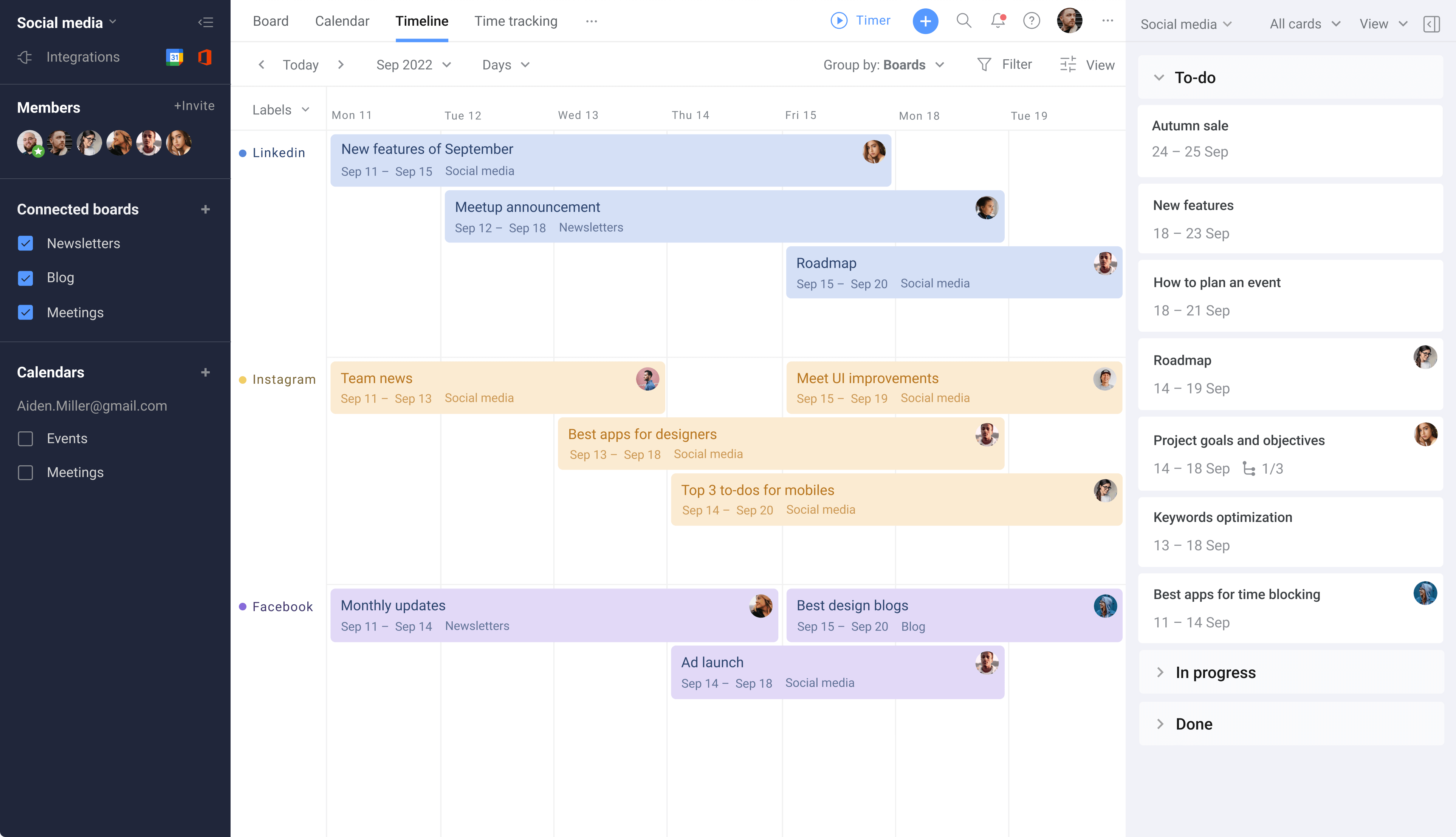 Trello editorial calendar to create converting content