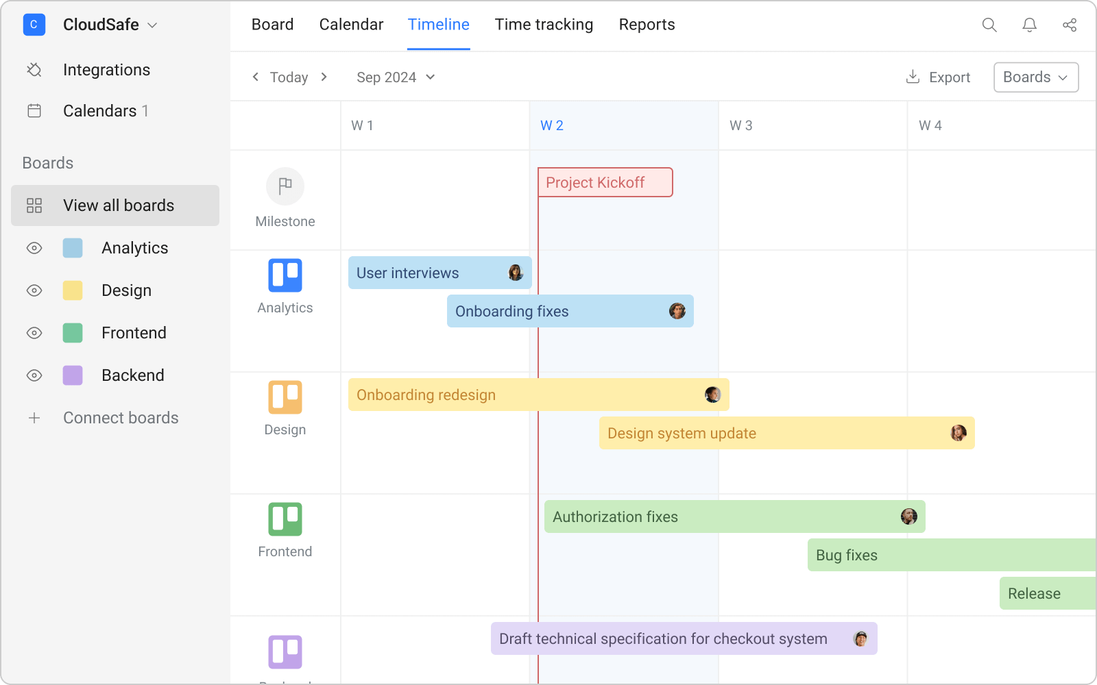 Gantt-style Project Roadmap by Planyway Power-Up | Trello